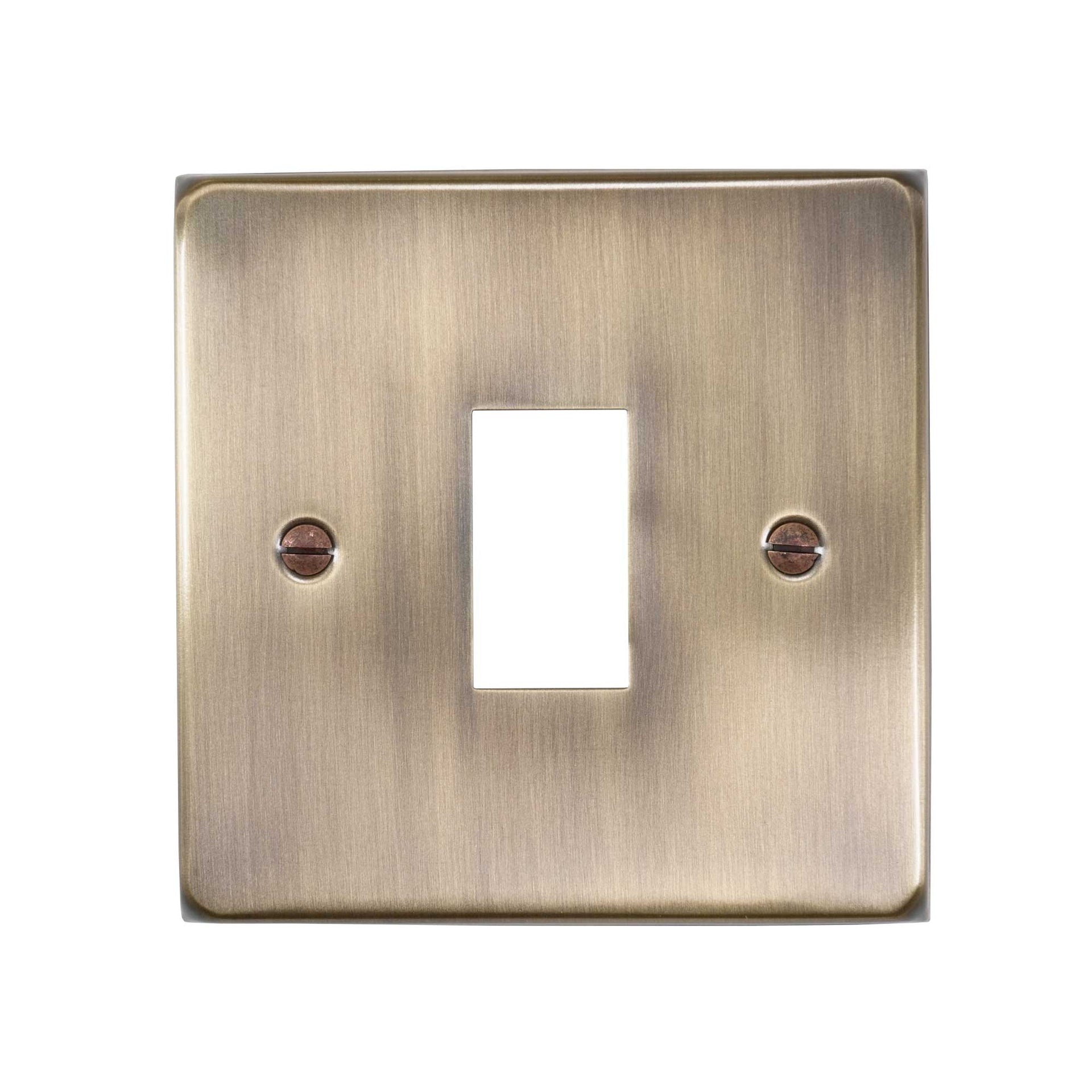 ElekTek Light Switch Conversion Metal Modern Cover Plate No Wiring Sin ...