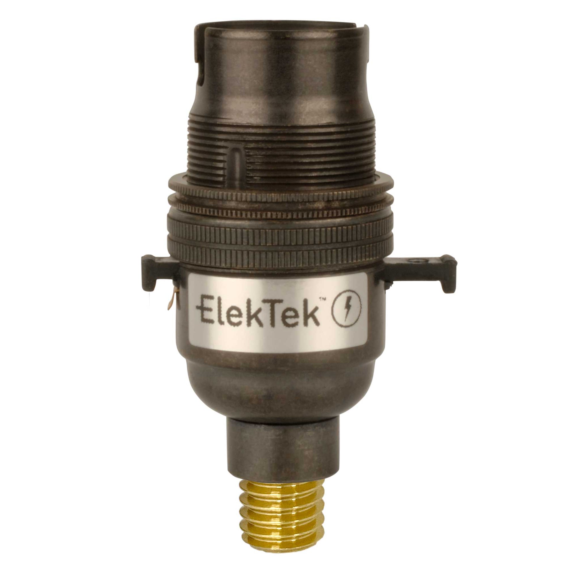 ElekTek Safety Switch Lamp Holder Half Inch Bayonet Cap B22 With Shade ...