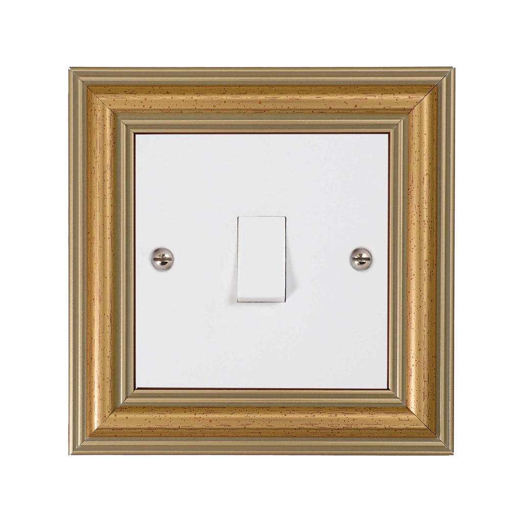 ElekTek Decorative Switch Surround Frame Cover Finger Plate Edwardian ...